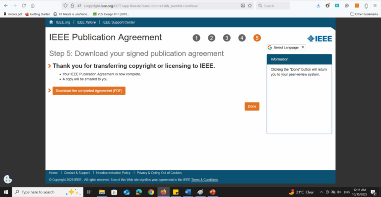 Instructions for IEEE e-Copyright Submission – IEEE International ...