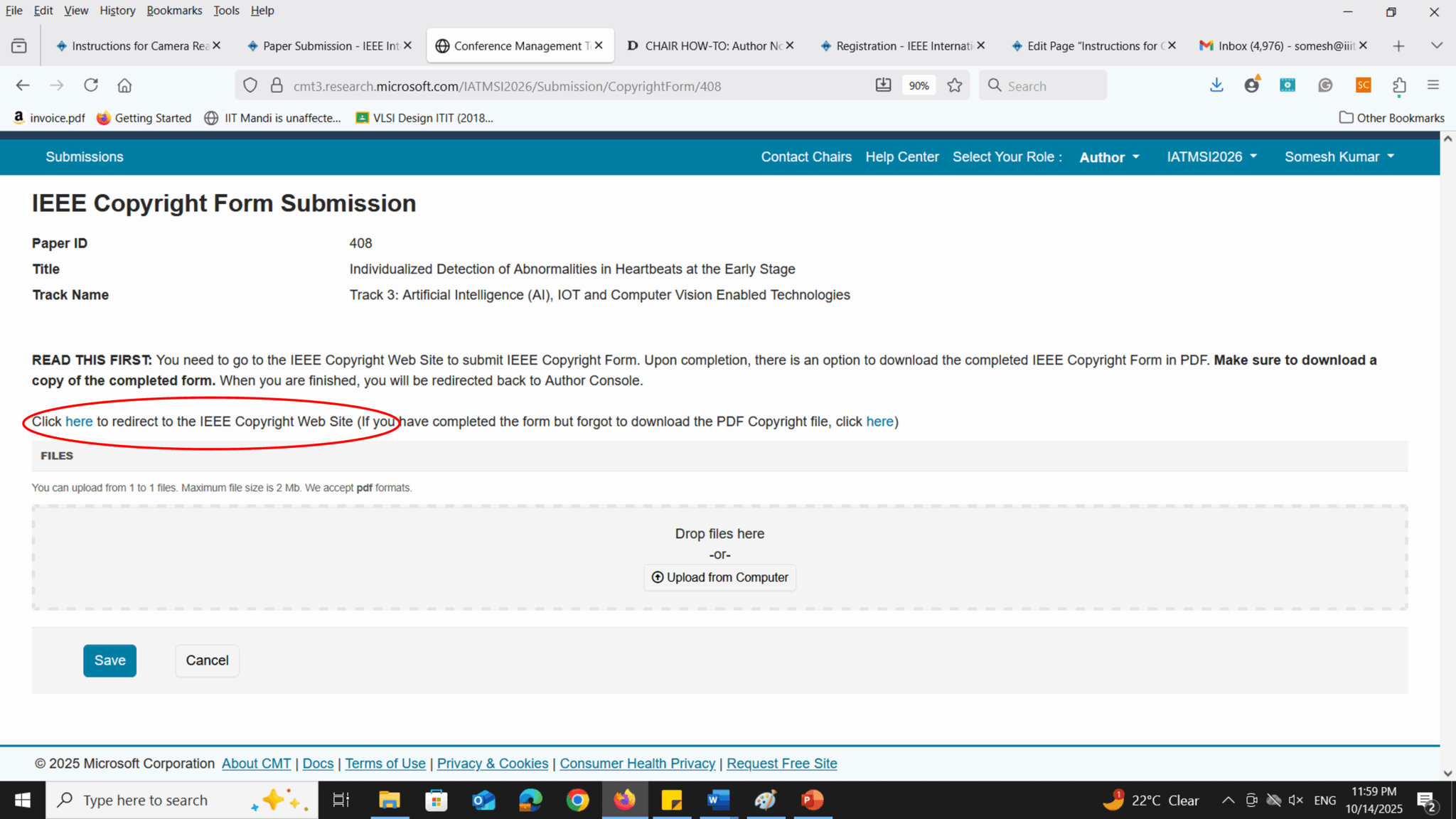 Instructions for IEEE e-Copyright Submission – IEEE International ...